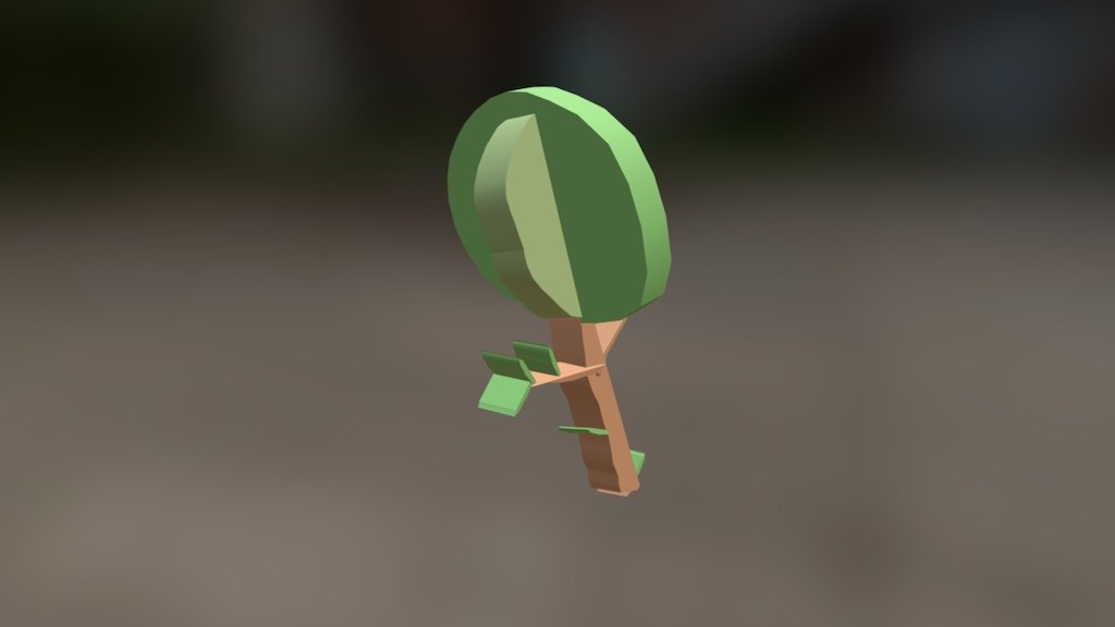 happy little tree - 3D model by StroodleDoodle (@StrudelDoodle ...