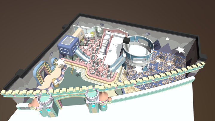 Childrens-indoor-playground 3D models - Sketchfab