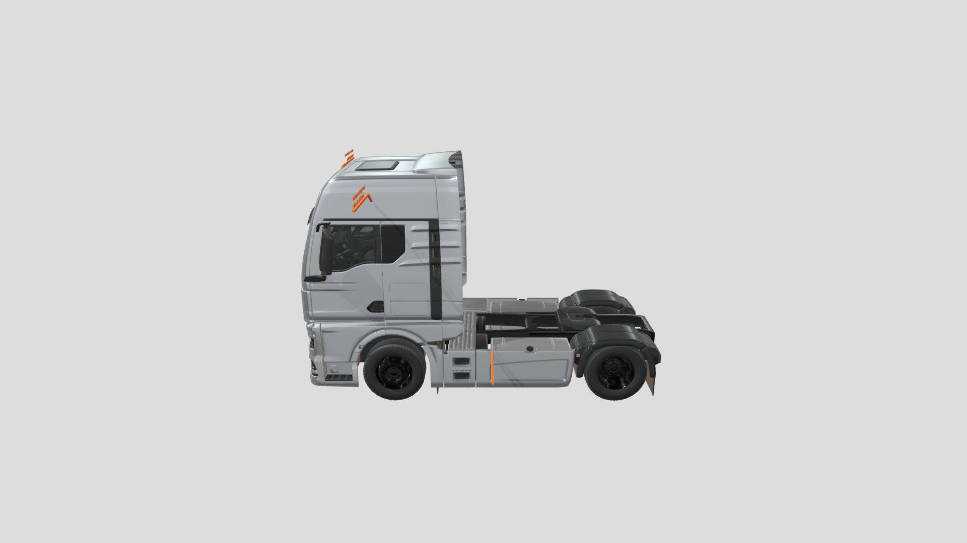 Man Truck Silver V1 - 3D model by kamil.soltys [76f6d20] - Sketchfab