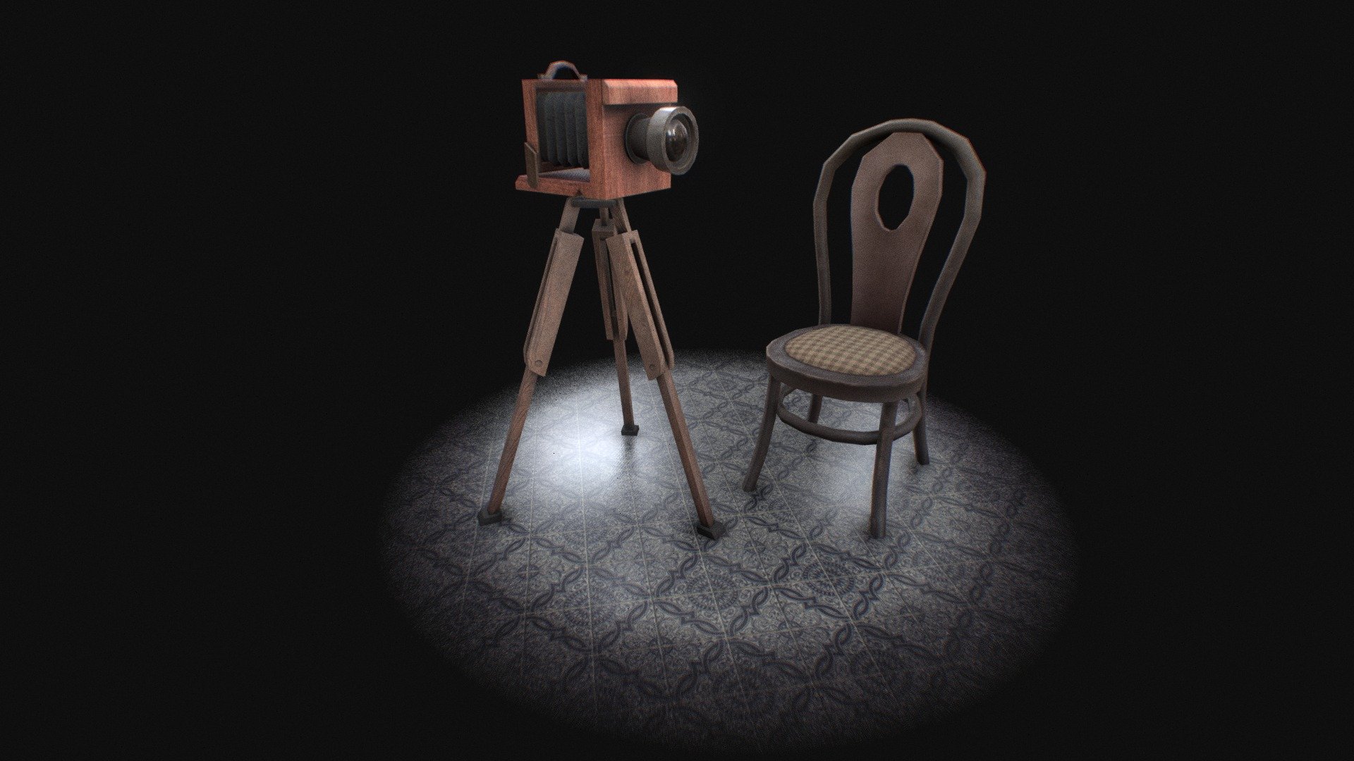 Old Chair and Camera - Download Free 3D model by Mohsen Saeedi (@etude ...