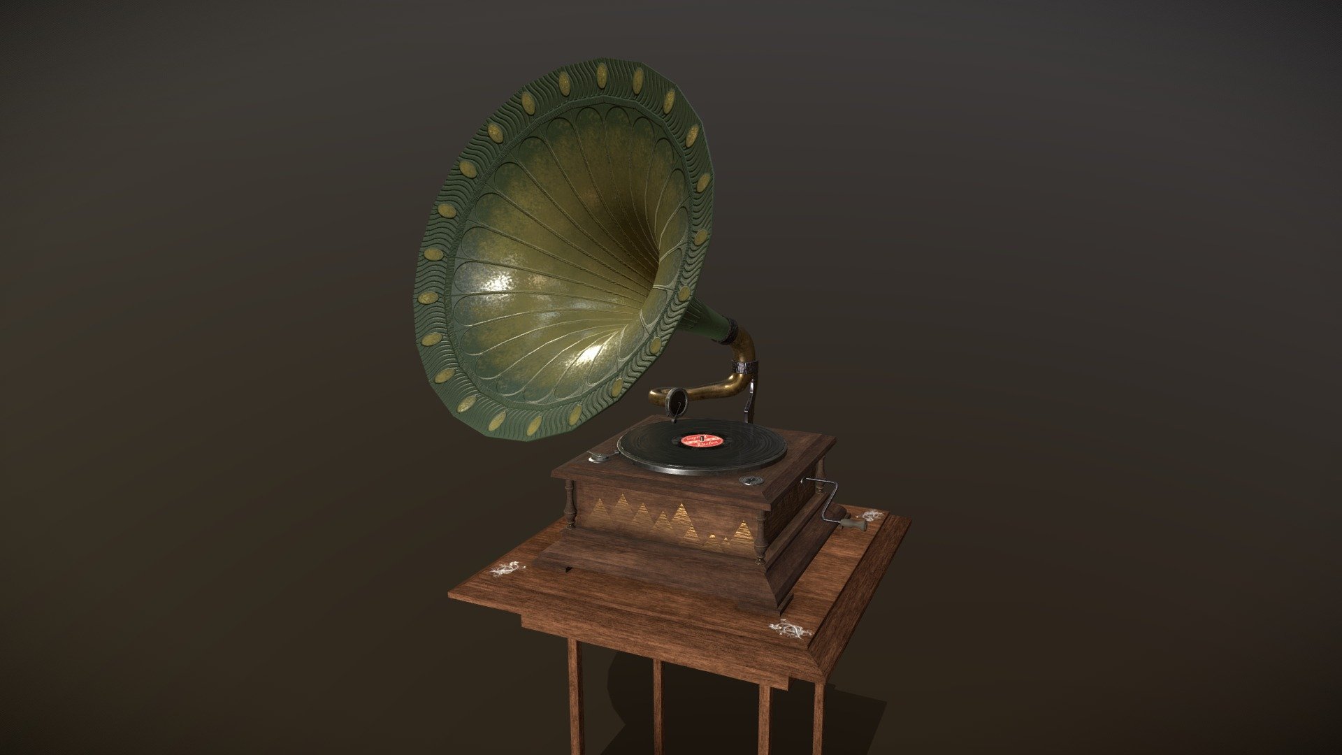 Gramophone - Download Free 3D model by a.shevchuk (@alex.shevchuk ...