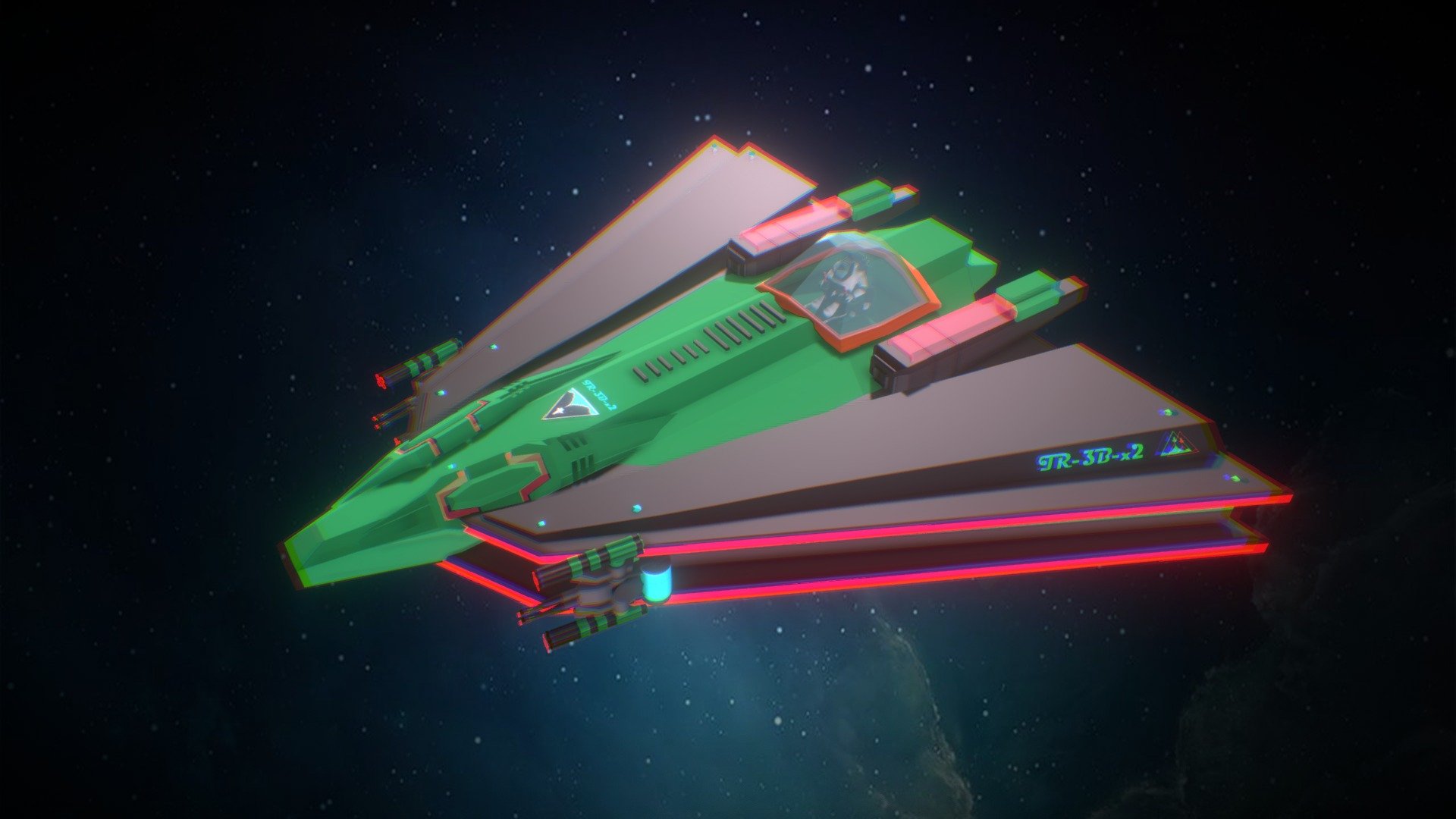 TR-3B-x2 - 3D model by cet3d [76fa4b0] - Sketchfab