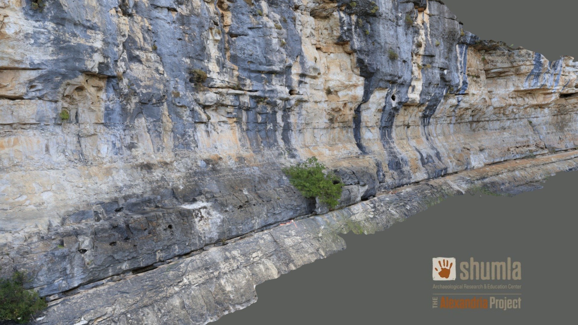 41VV1283 - Painted Bluff - Panel 2 - 3D model by Shumla Archaeological ...