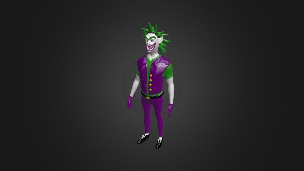 Joker - 3D model by Gilloute [76fc00d] - Sketchfab