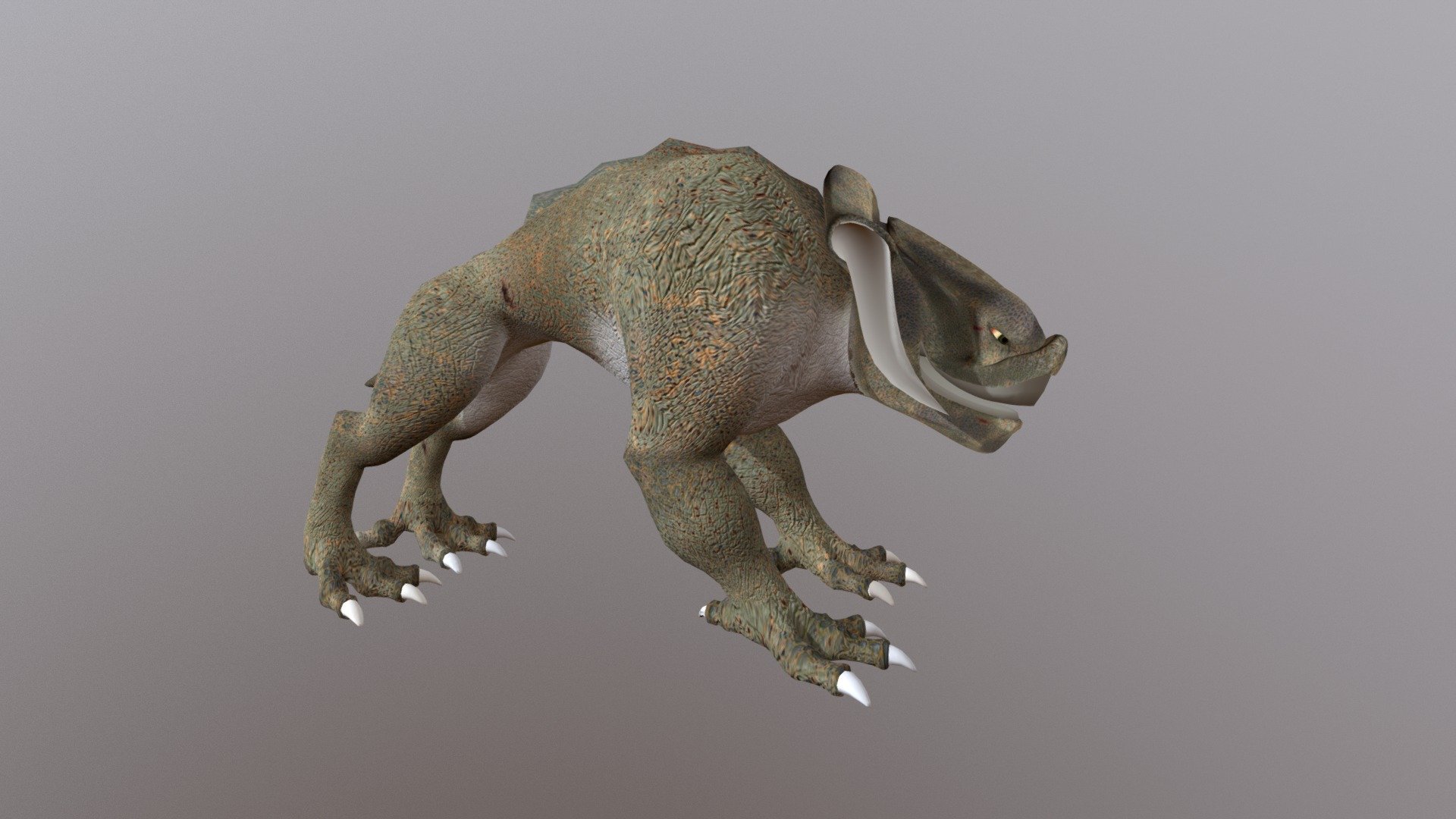 Monster Texturing - 3D model by ashishgupta [76fcdea] - Sketchfab