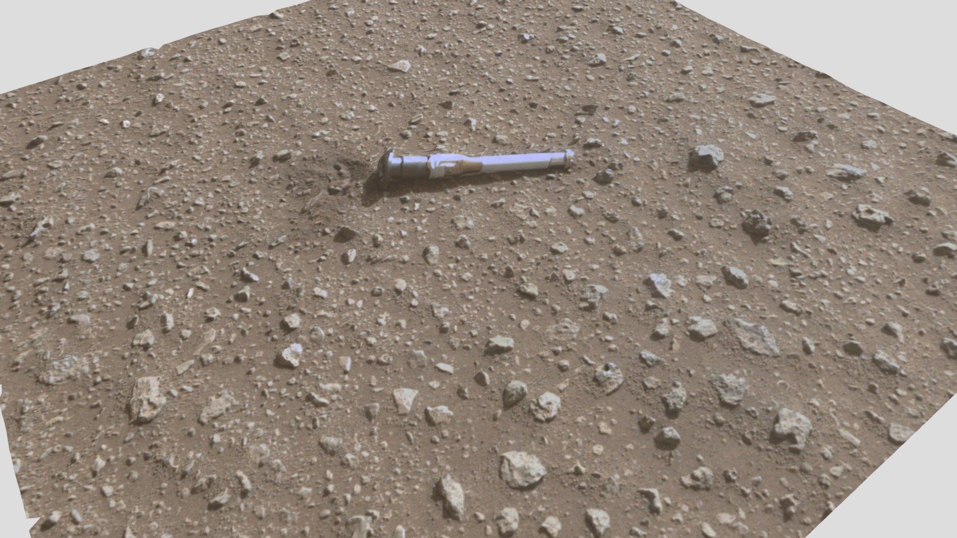 Mars 2020 sample tube -- Crosswind Lake, sol 639 - 3D model by Mastcam ...