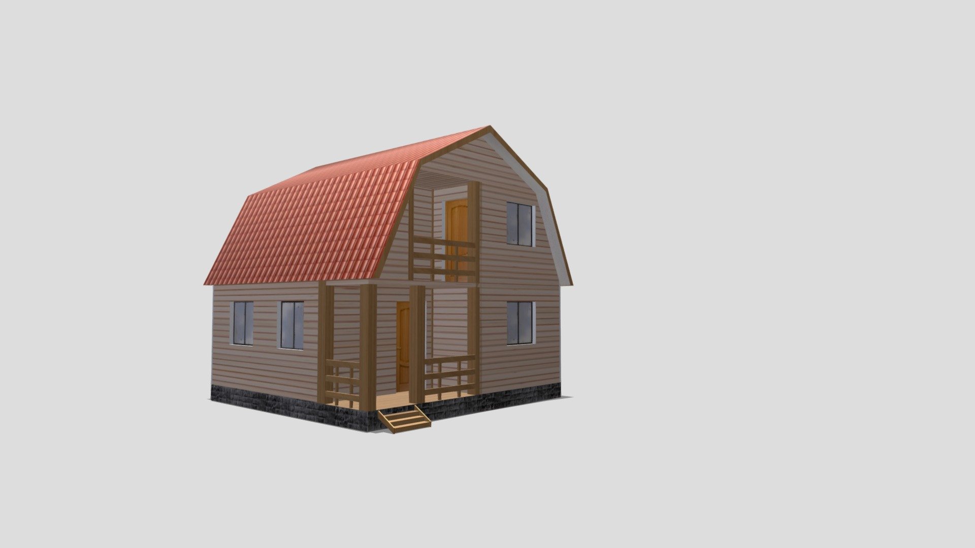 House Project - Download Free 3D model by vakula00 [76fe967] - Sketchfab