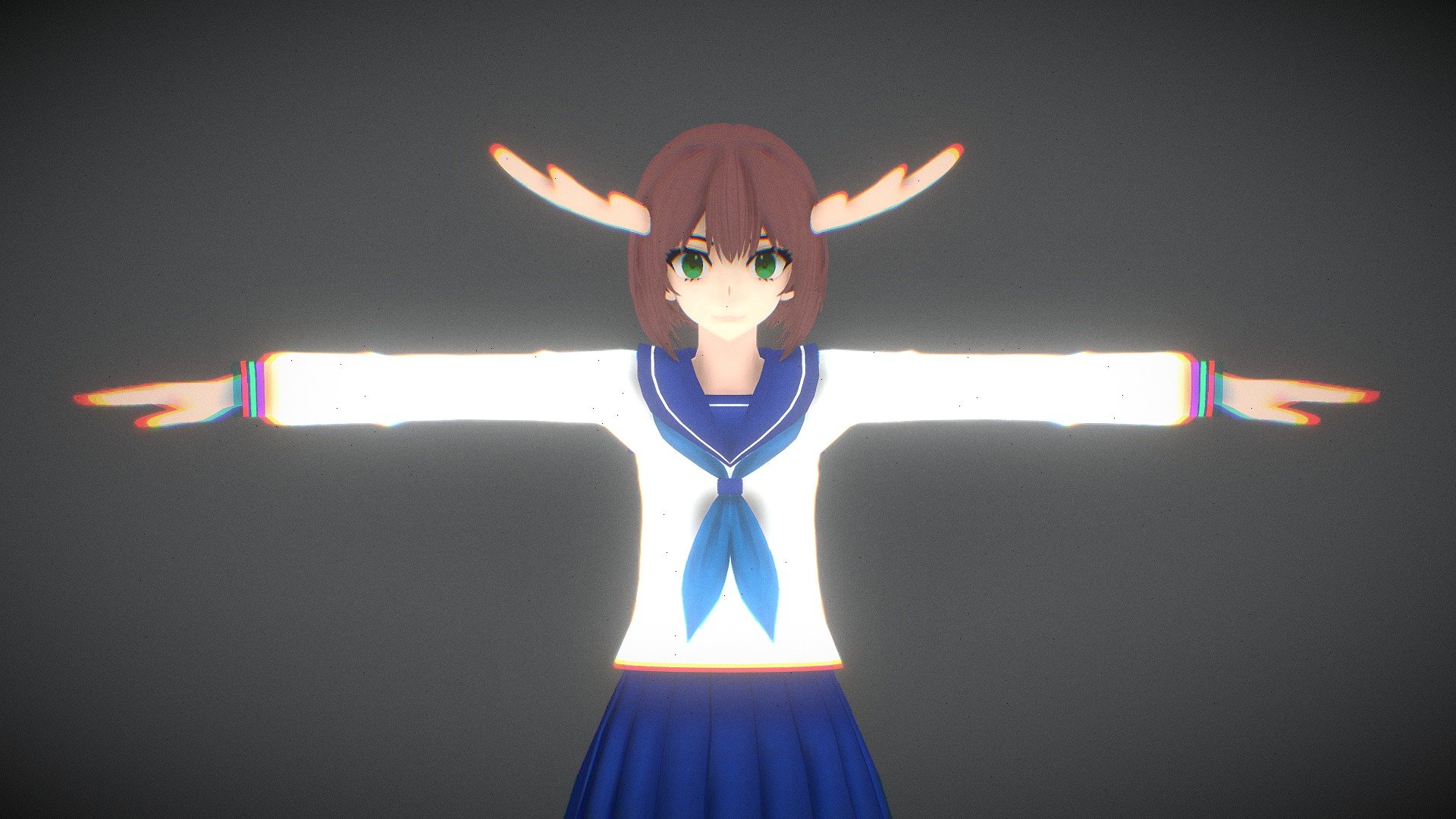 My Deer Friend Nokotan - Shikanoko (3D Model) DL - Download Free 3D model by HiGuys920 [76ffab6 ...