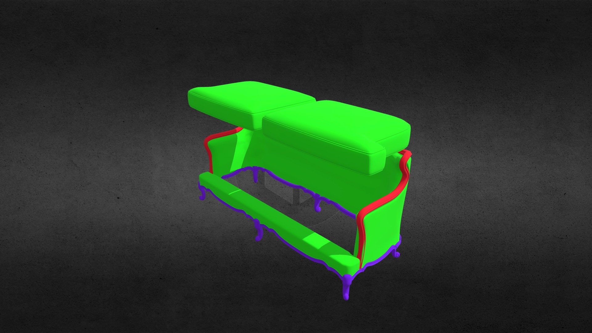 Sofa 01 Highpoly - Download Free 3D model by Douglas Matos (@dm2000) [7700e52] - Sketchfab