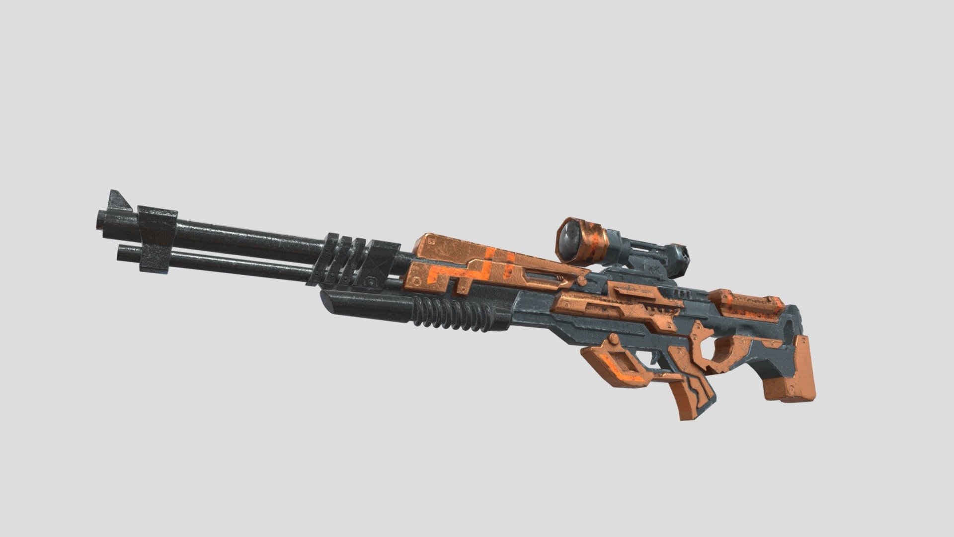 strange sniper - 3D model by Samaelwhite [77013de] - Sketchfab