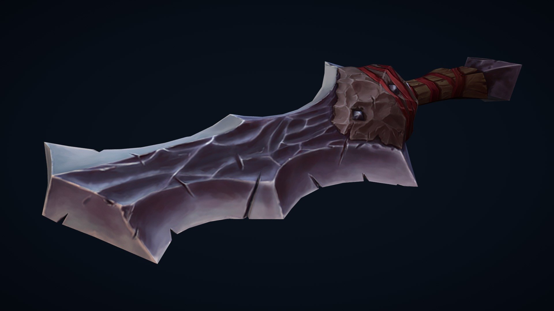 Hand Paint Rough Sword - Download Free 3D model by Hjorskrim [77038b5 ...