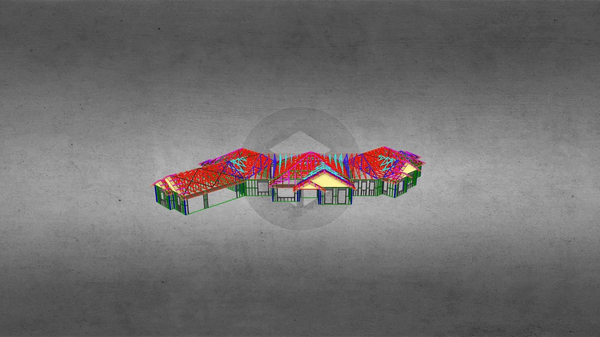 Lot 351 Manuka Trusses - Download Free 3D model by Matt Edwards ...