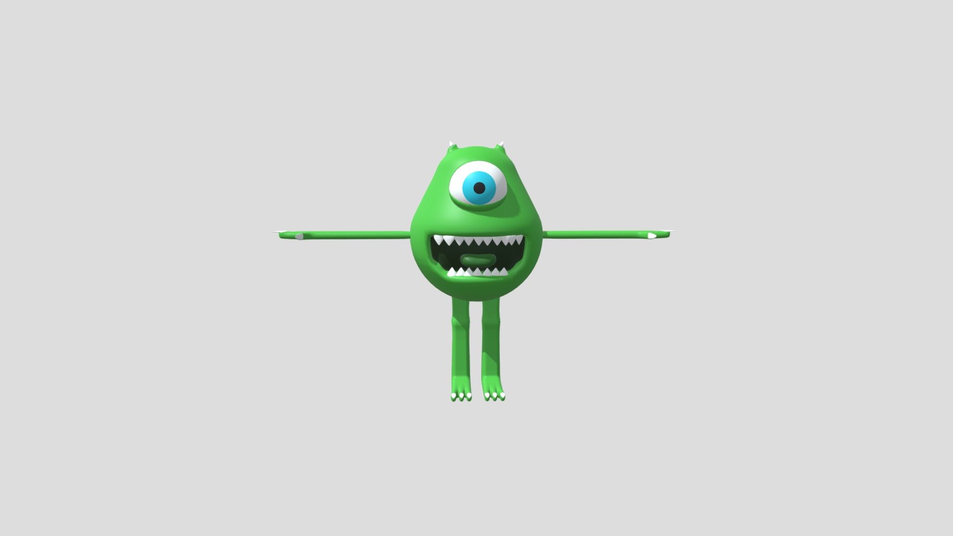 Mike Wazowski - Download Free 3D model by Akinremi [770480e] - Sketchfab