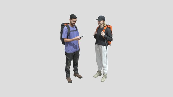 Hiker 3D models - Sketchfab