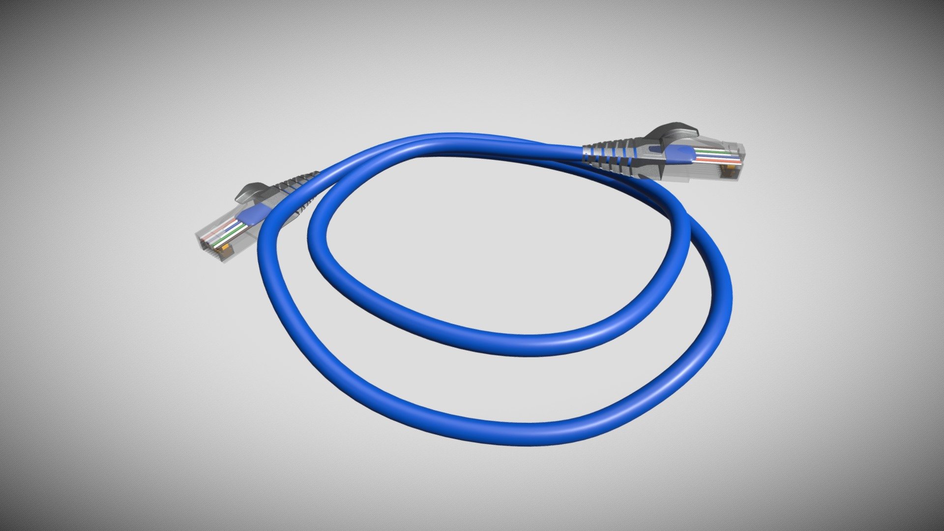CAT6 UTP PATCHCORD,LSZH,BLUE - 3D model by PolyCab (@hardik15) [77061f5 ...