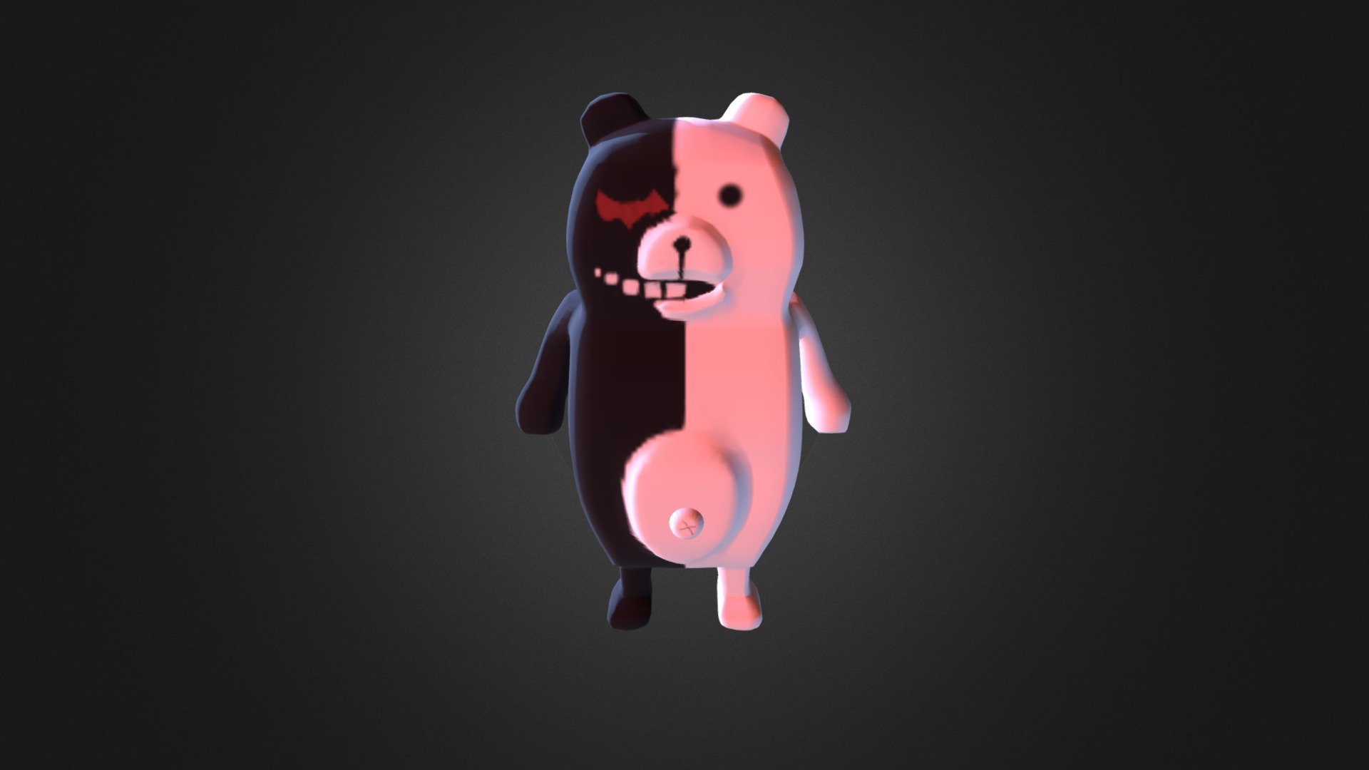 Monokuma - 3D model by Light1108 [7709eb1] - Sketchfab
