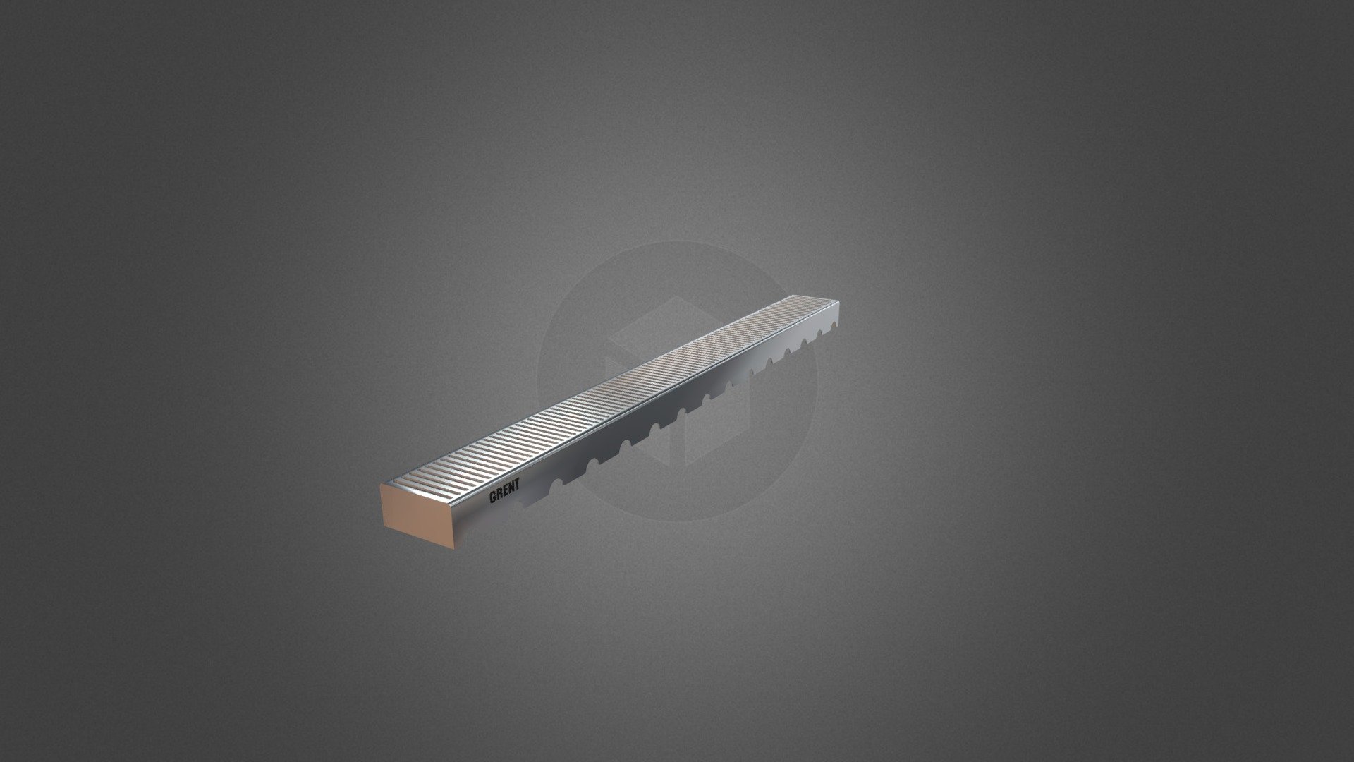 Решетка GRENT М100 перфорированная - 3D model by grent-3 [770b036 ...