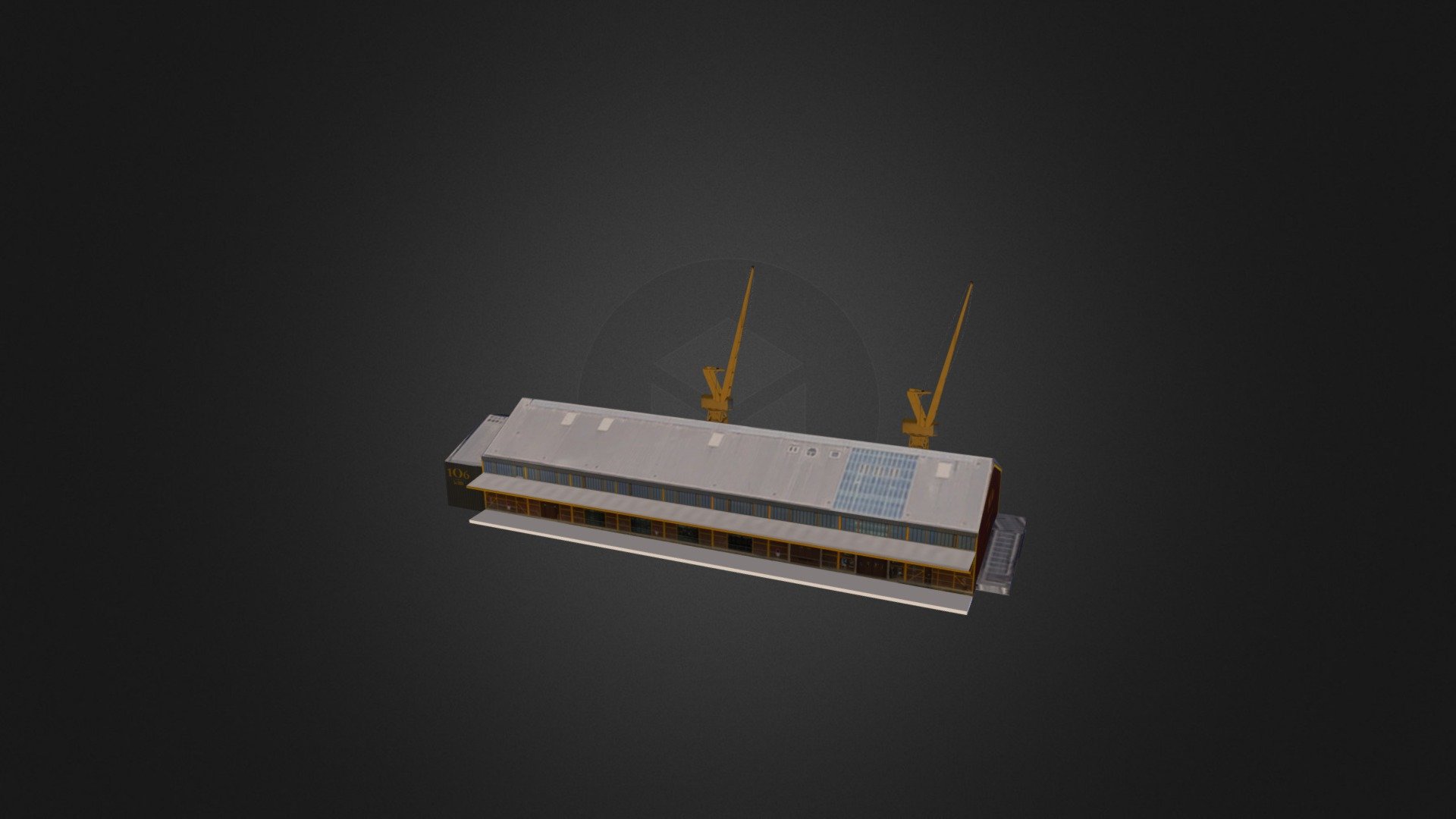 Le hangar 106 Rouen - 3D model by blackpandem [770cdc8] - Sketchfab