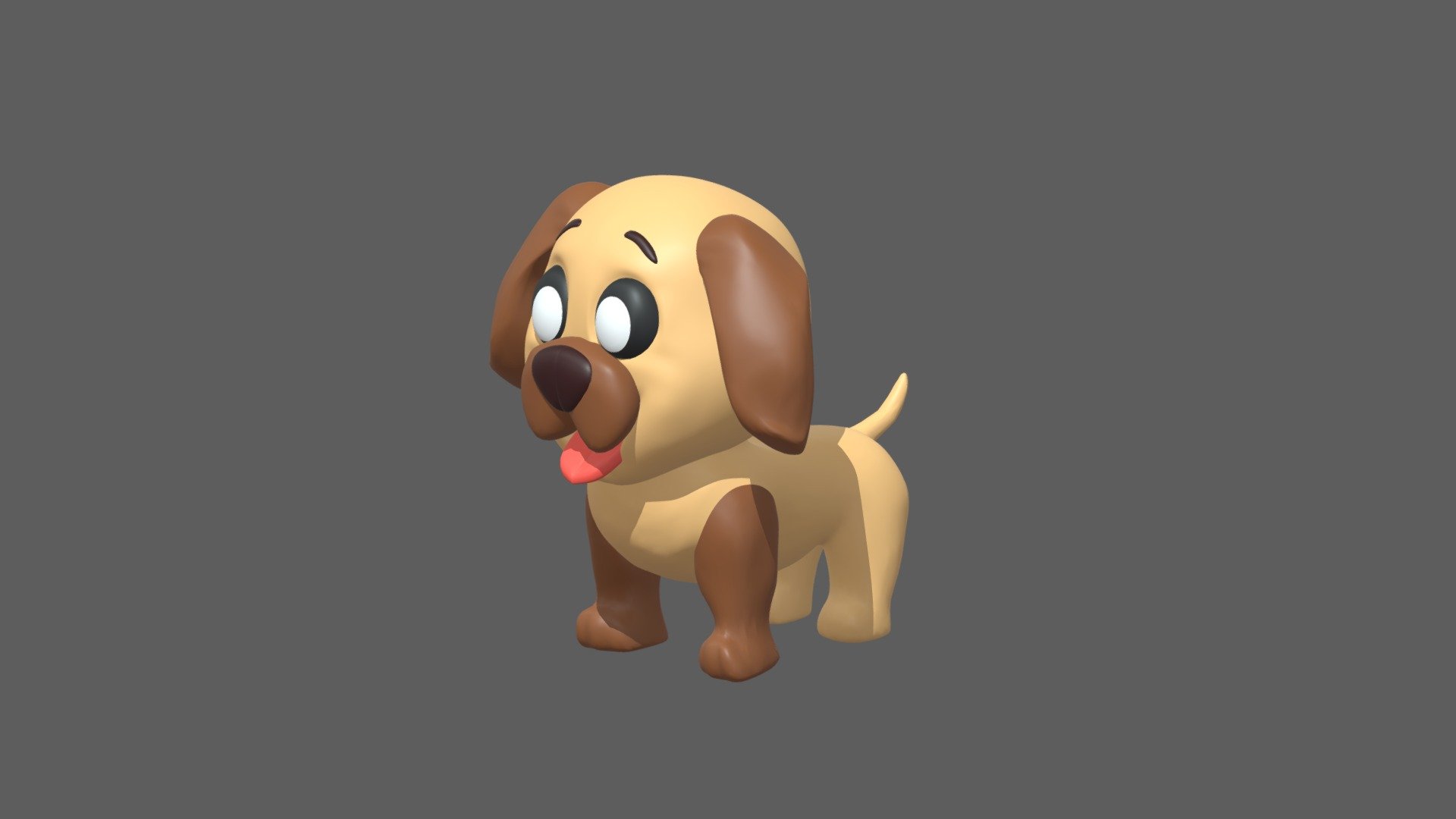 Cartoon DOG - Download Free 3D model by nidhi3ds (@nidhi3ds.) [770f418 ...