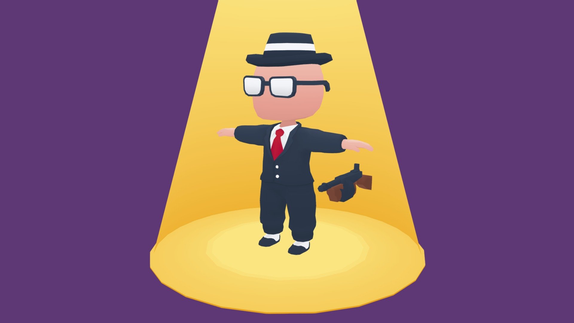 Mafia Character Low Poly - Download Free 3D model by Sweed (@SweeD_tort ...