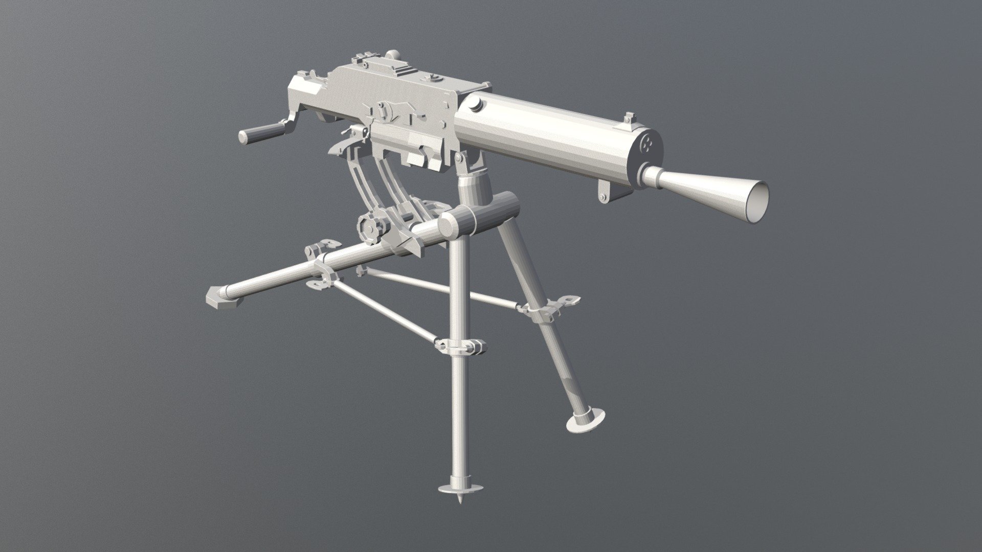 SOLUNSKI FRONT Mitraljez Schwarzlose MG 07/12 - 3D model by Goran ...