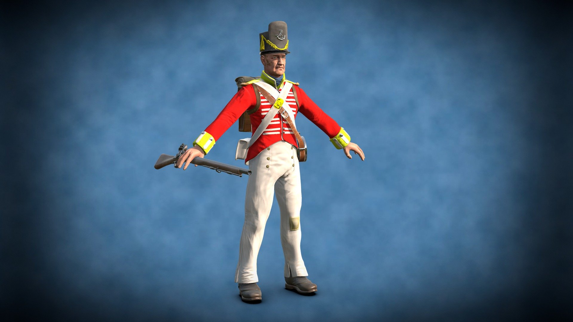 Infantry - rigged for UE4/5 - free download - Download Free 3D model by ...
