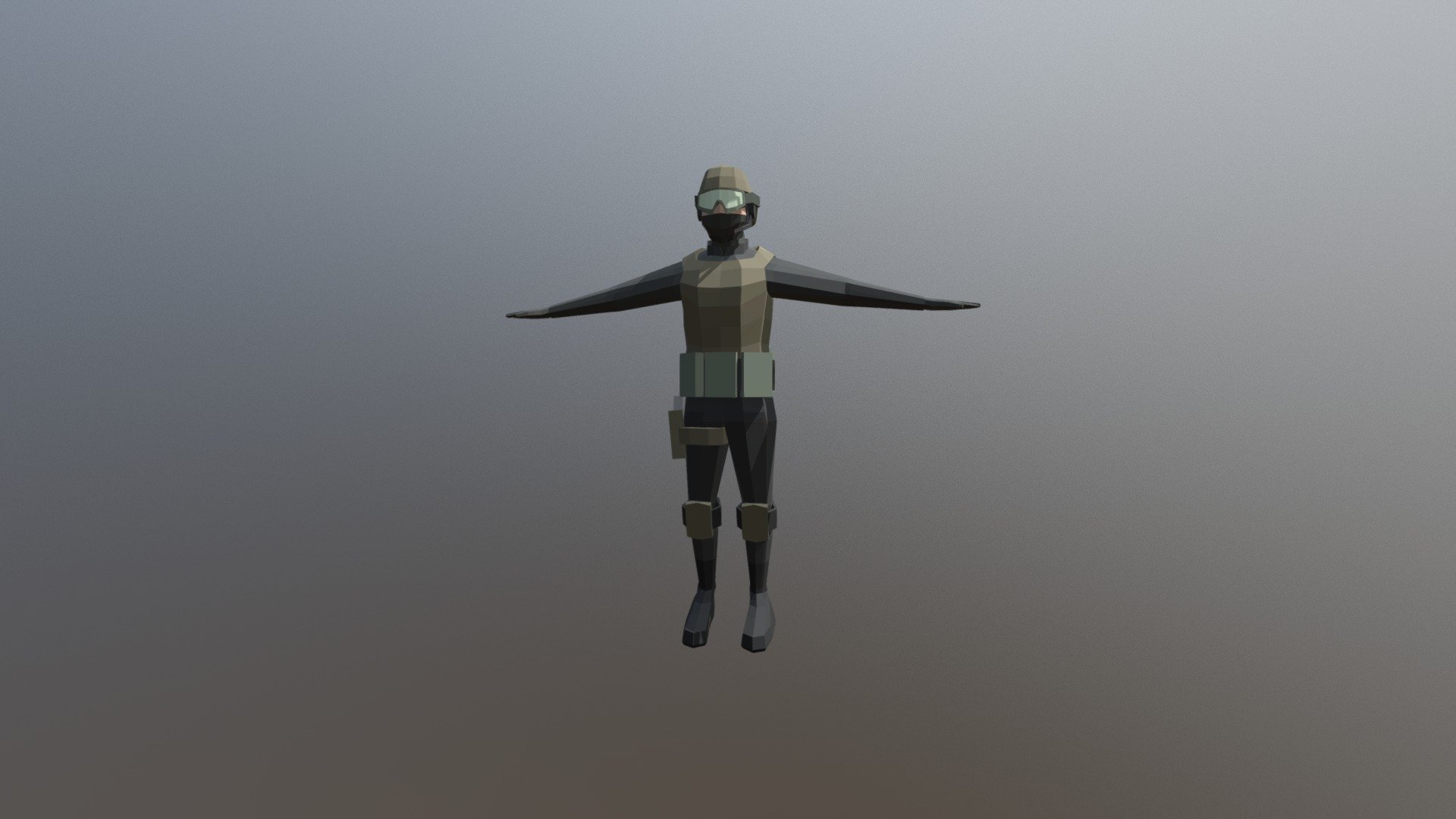 Soldado low poly - 3D model by Xevier (@ixevier) [771165d] - Sketchfab