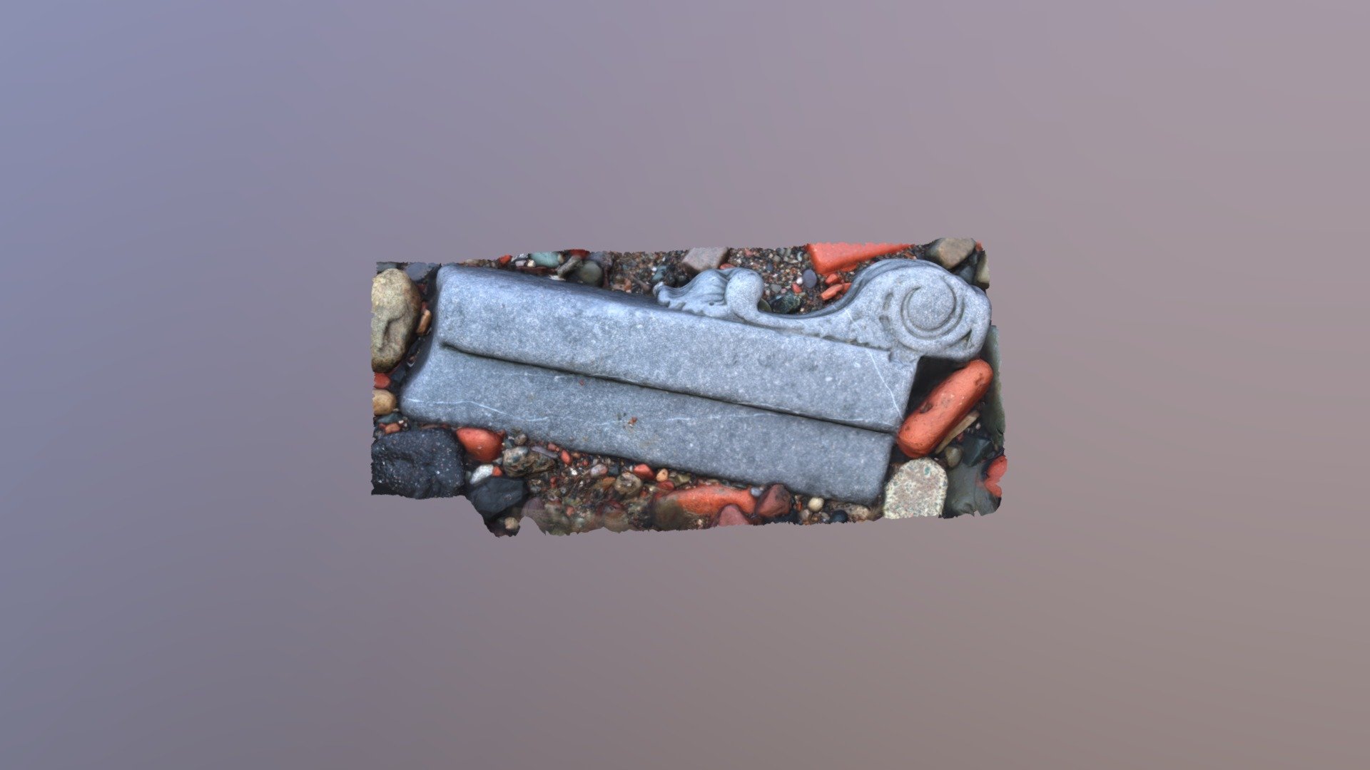 Scroll Stonework - Download Free 3D model by ArchaeoBeach [7712402 ...