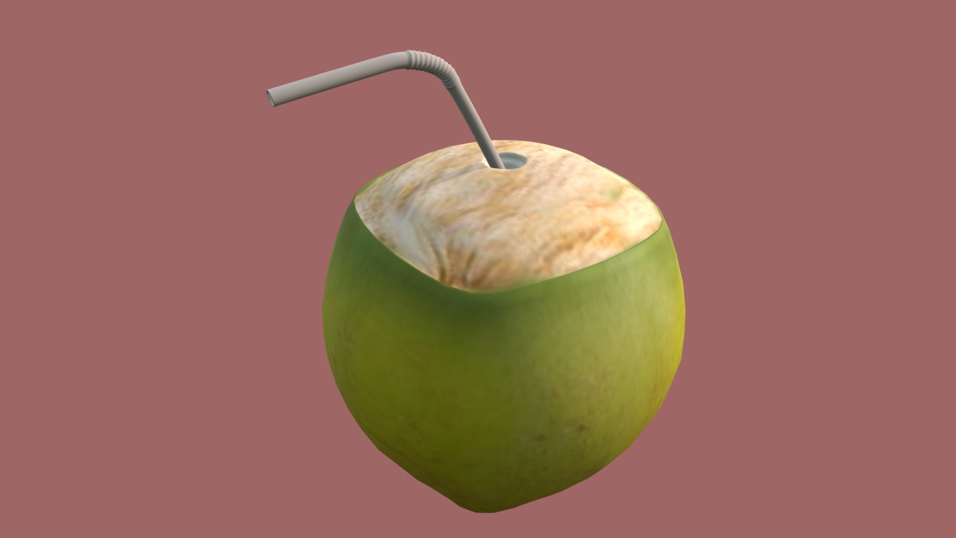 Young Coconut - 3D model by ariefdirgakusuma [7713279] - Sketchfab