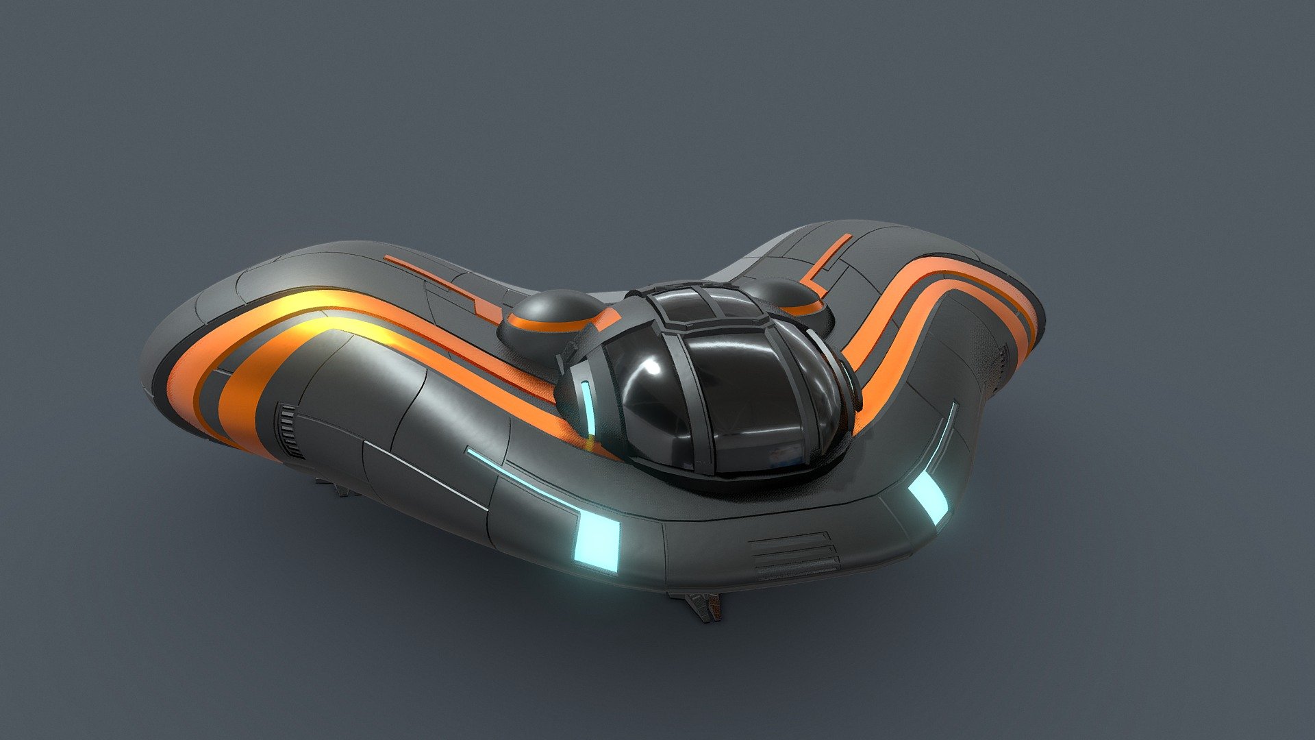 Sc-Fi Shuttle Craft | Scout Ship - Buy Royalty Free 3D model by Robin ...