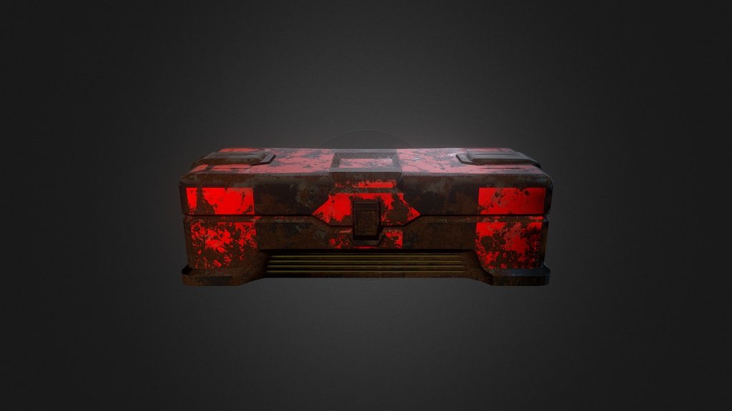 Iron Rusted Chest - 3D model by LeeRice3dArtist [7714416] - Sketchfab