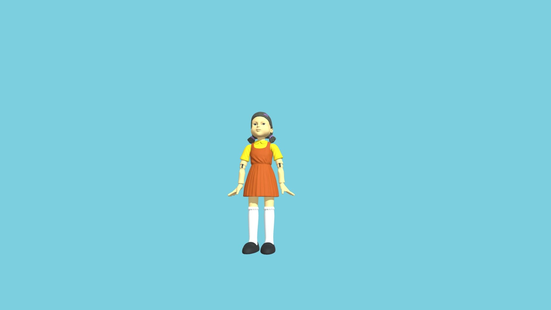 Squidgame Doll - 3D model by Angus.Wan [771483e] - Sketchfab