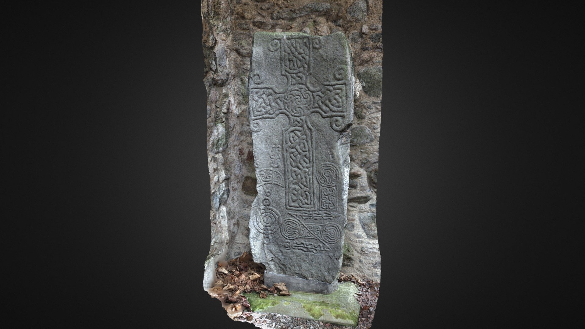 Pictish Cross Slab No 2, St Fergus', Dyce - Download Free 3D model by ...