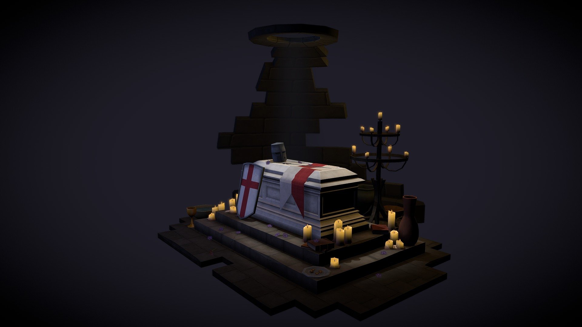 Crypt - 3D model by Nathanael G. (@ngulbranson) [771577b] - Sketchfab