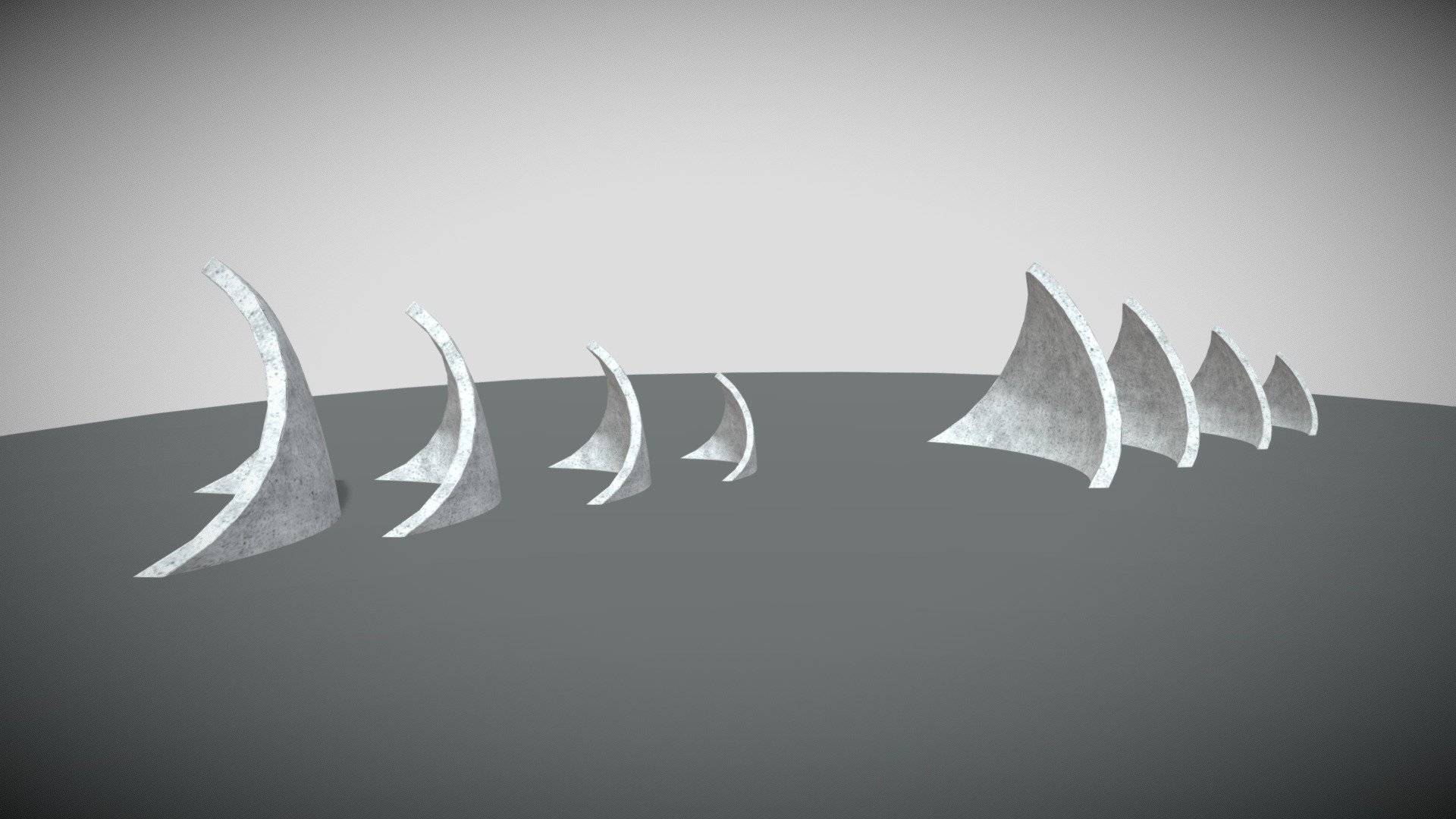 Crescendo Waves V4 - 3D model by IDSculpture [7716eeb] - Sketchfab