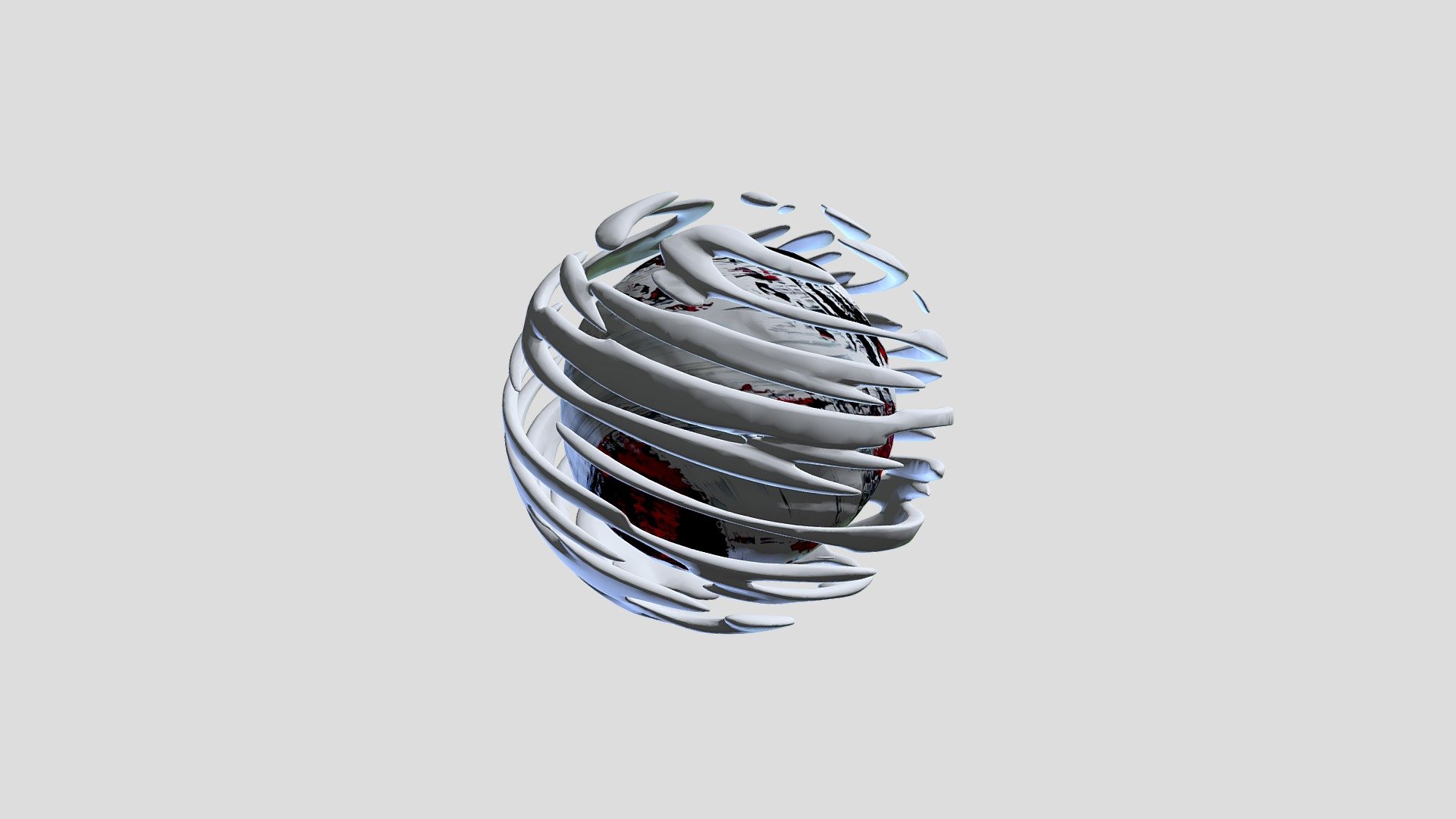 Red X planet - 3D model by Joshua.Paintings [7717d99] - Sketchfab