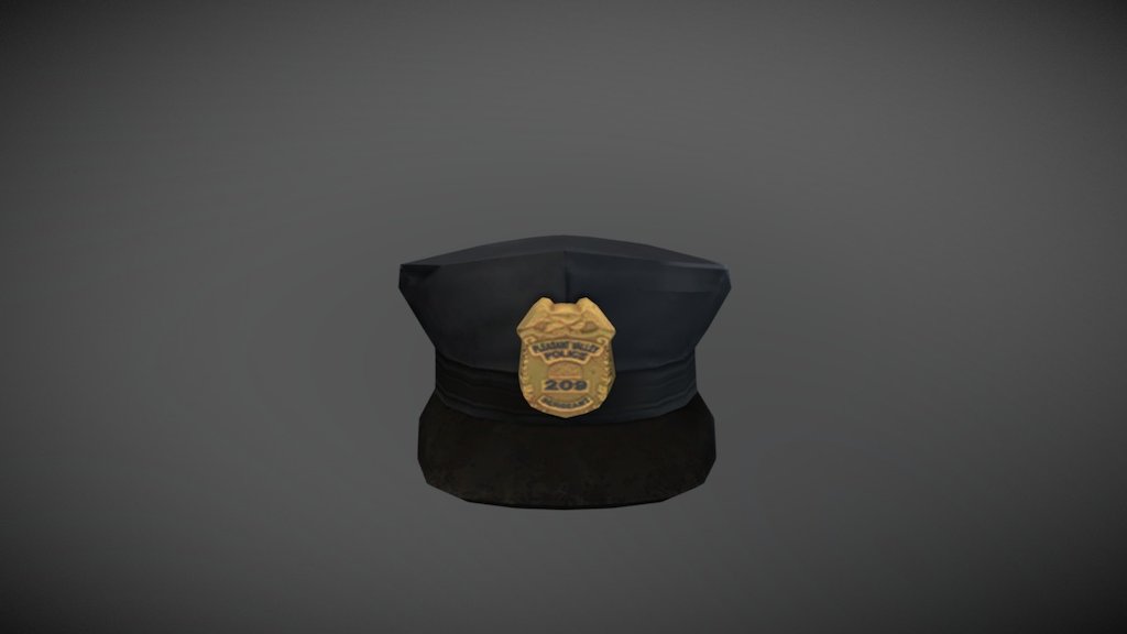SKIN: POLICE HAT - 3D model by H1Z1Showcase [771a164] - Sketchfab