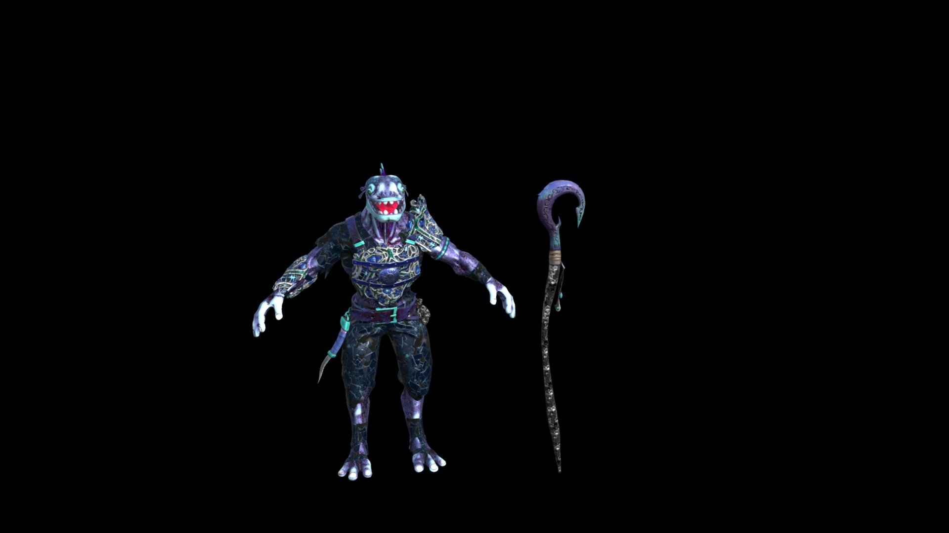 Lizard Man - 3D model by Gaya.Leigh [771a47f] - Sketchfab