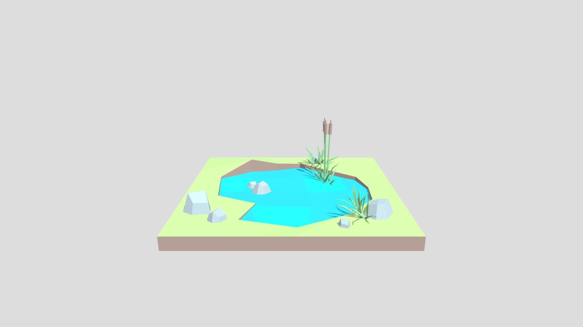 Pond from Poly by Google - 3D model by IronEqual (@ie-niels) [771bbd7 ...