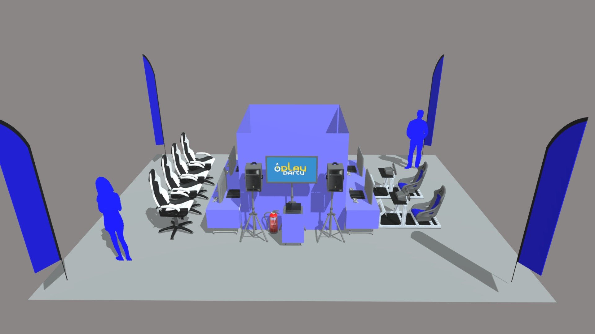 Cubo Gamer LED PlayPartyES - Download Free 3D model by playpartyes ...