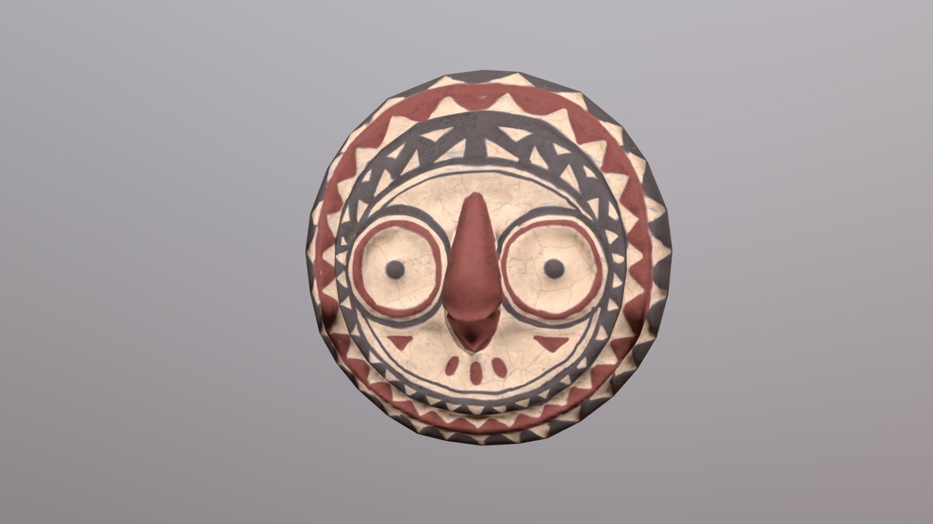 Tribal Owl Mask - 3D model by melainekenner [771c716] - Sketchfab