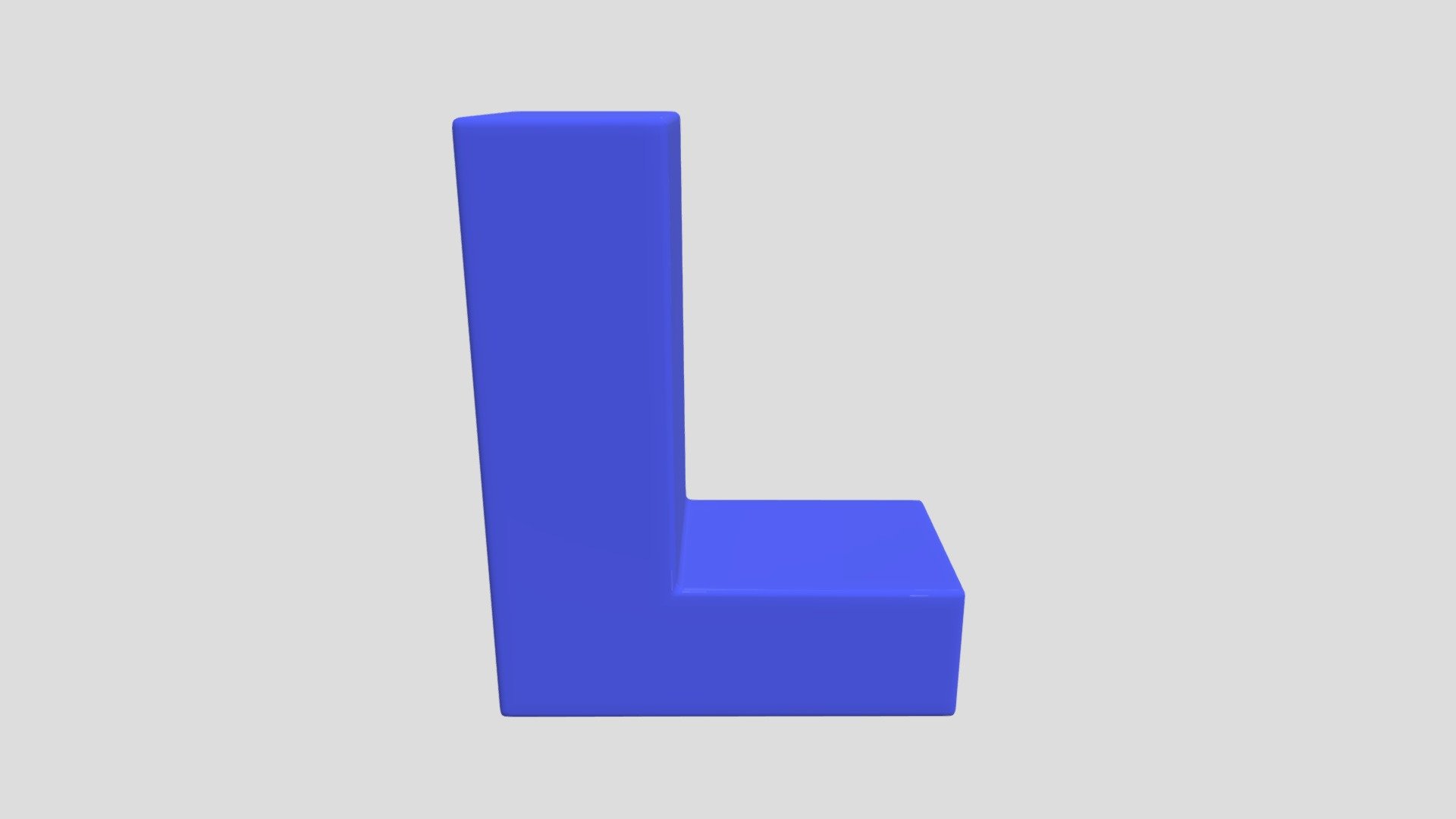L Letter - Download Free 3D model by andre.arancibia [771c90f] - Sketchfab