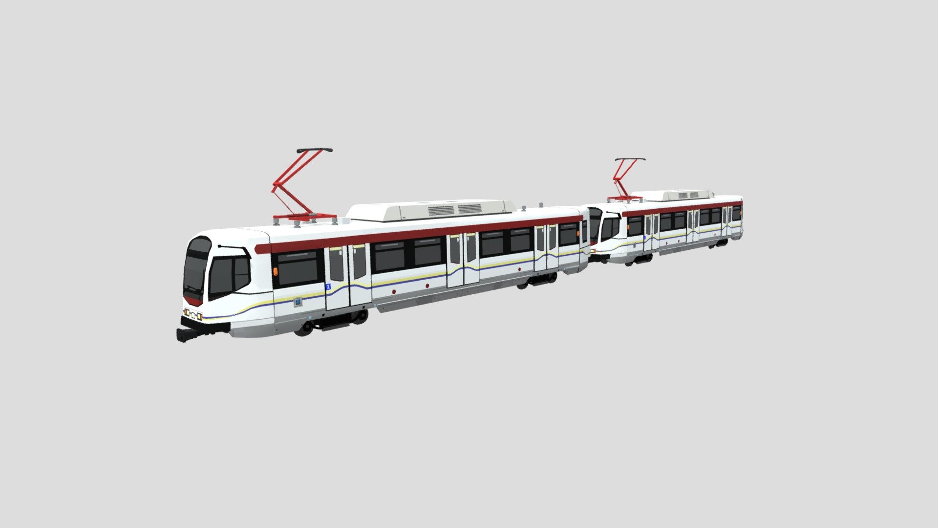 Light Rail Version 2 - Buy Royalty Free 3D model by businessyuen ...