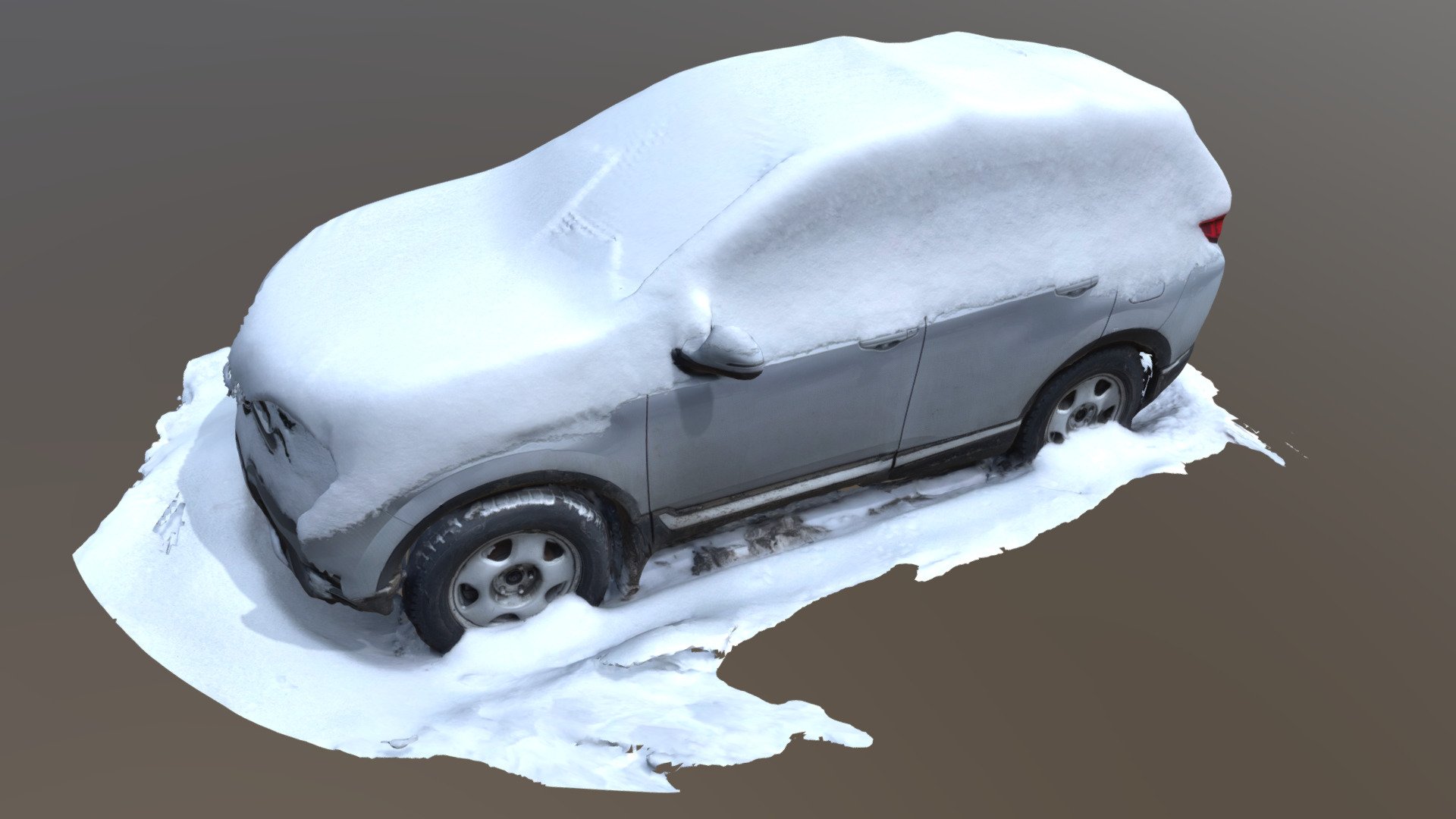 Snow Covered Car - 3D model by Limelight Design (@Topher5) [771dc8c ...