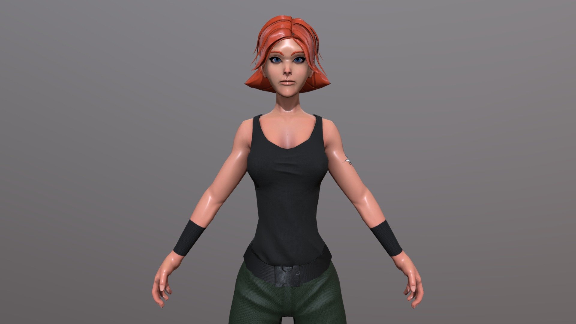 Meryl A pose - 3D model by Nicolas_Brosteaux [771e4c6] - Sketchfab