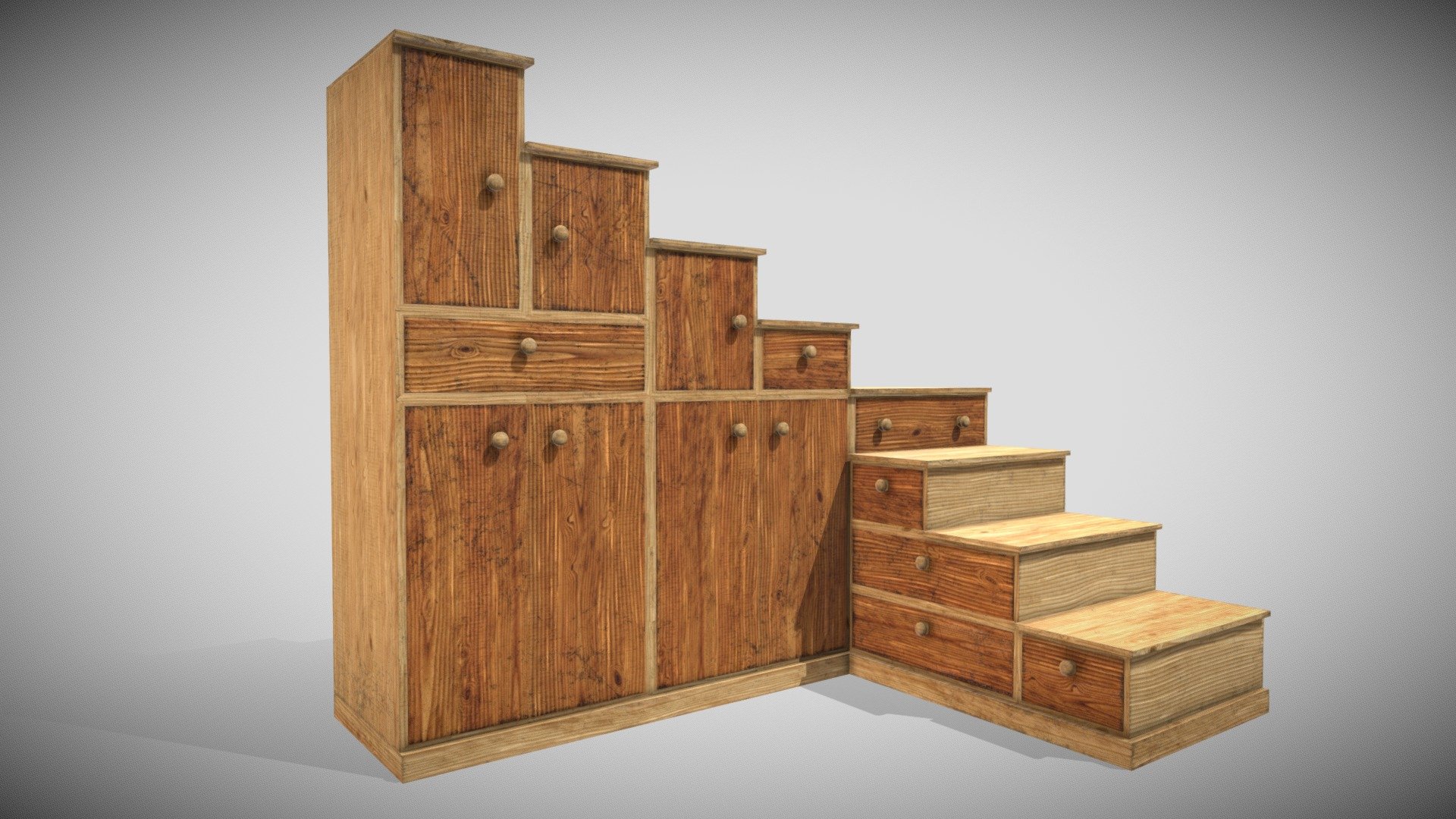 Stair 9' Cabinet - Armascala - Buy Royalty Free 3D model by Francesco ...