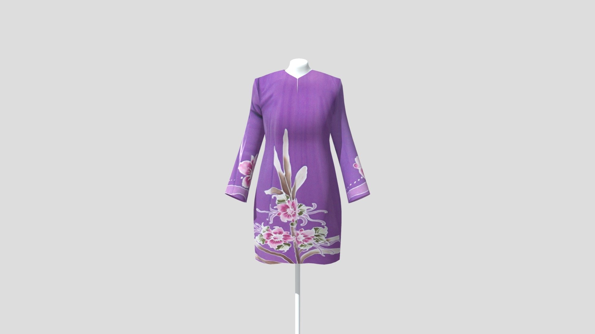FAUZIAHBATIK-04 Blouse Batik Canting - Download Free 3D model by ...