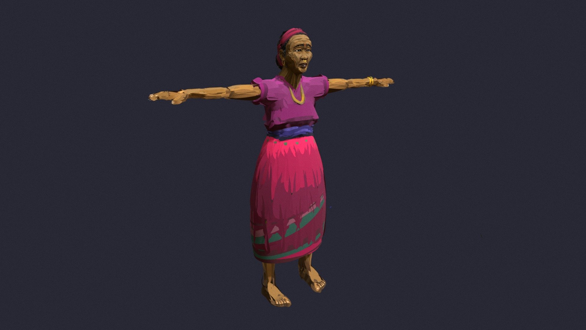 Kusunda-Characters (Mother) - 3D model by moemayerhofer [772190c ...