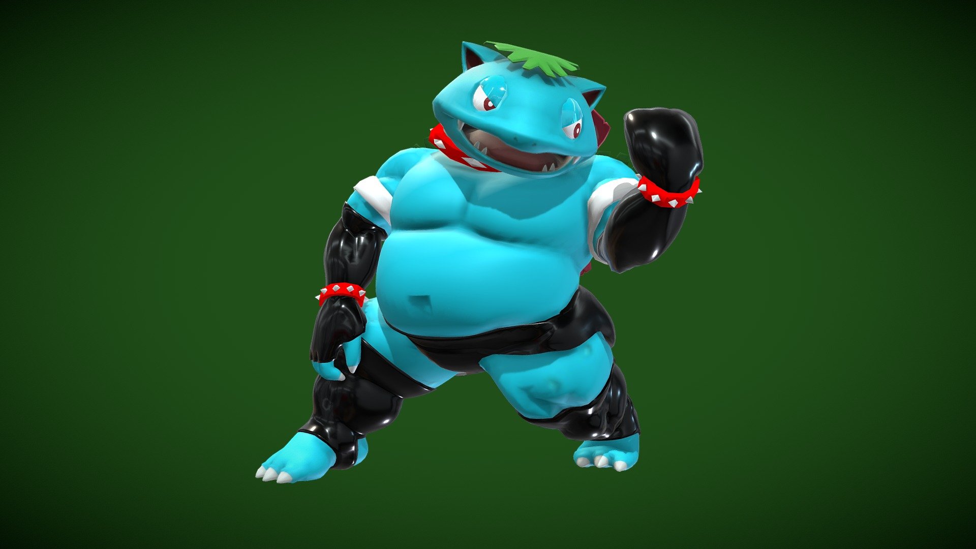 KM Venusaur - Download Free 3D model by irongut1 [77221ce] - Sketchfab