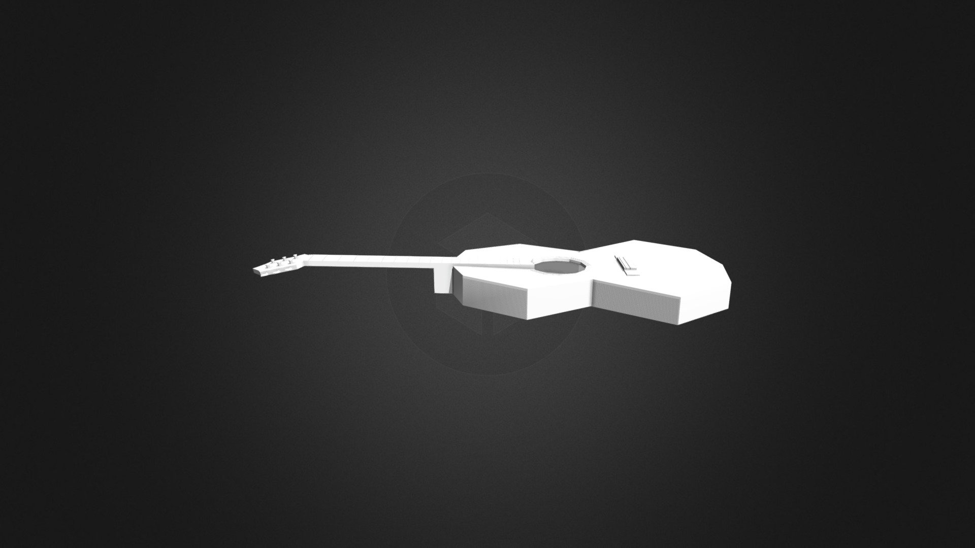 Guitar Low Poly - 3D model by Mya Rhea (@MyaRhea) [77250ee] - Sketchfab